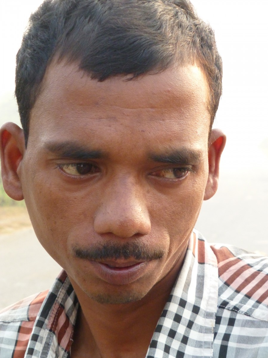 Biswas and the bamboos on his bike | P. Sainath